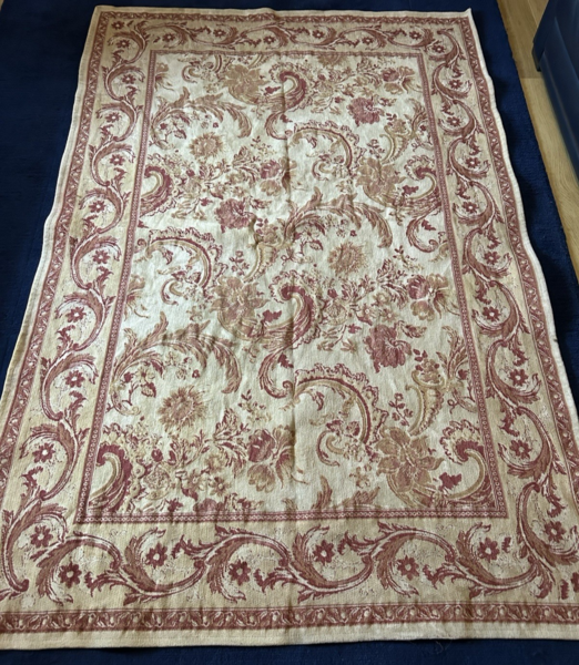 Laura Ashley Malmaison Rust /Ivory/Gold Rug 50" X 90" (127 X 228cms ...