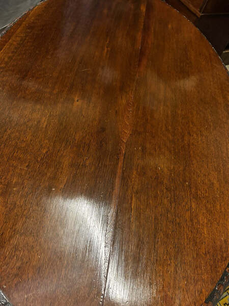 Victorian Side Table / Hall Table, On Cabriole Feet | Vinterior