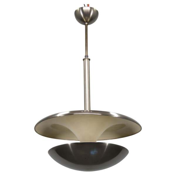 Bauhaus Nickel Chandelier By Franta Anyz For Ias, 1920s | Franta Anýž ...