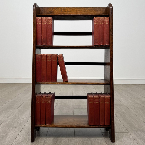Antique 20th Century Good Quality Open Bookcase In Oak ( Af 5889 ...