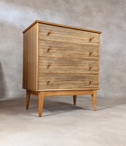 Mid Century Alfred Cox Walnut Chest Of Drawers Vintage 1960s | Alfred ...