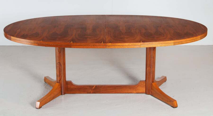 Mid Century Extending Rosewood Dining Table Designed By Robert Heritage ...