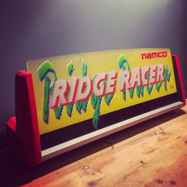 Namco Ridge Racer Light Up Display Gamer Sign | Vinterior
