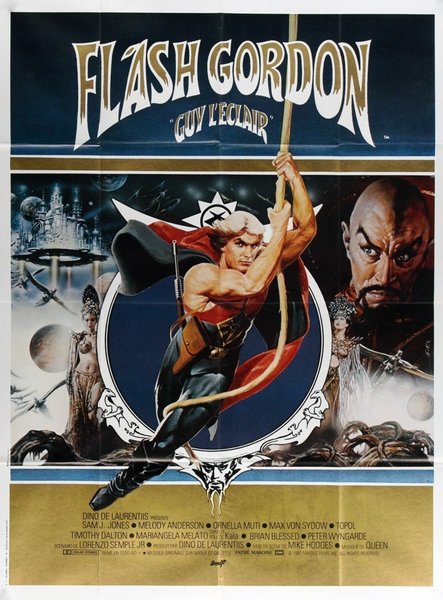 Late 20th Century Flash Gordon (French) Poster 16x22cm | Vinterior