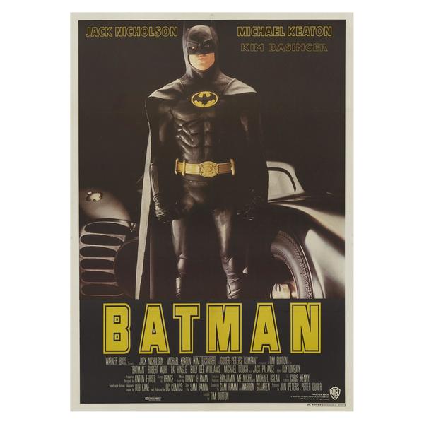Batman Film Poster (1980s), Paper Film Poster 27x41cm | Vinterior