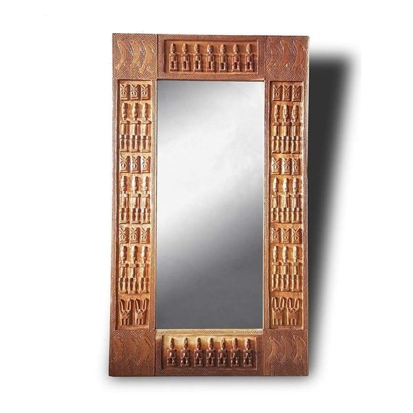 West African Wall Décor Hand Carved Malian Dogon Wall Art Mirror Frame ...
