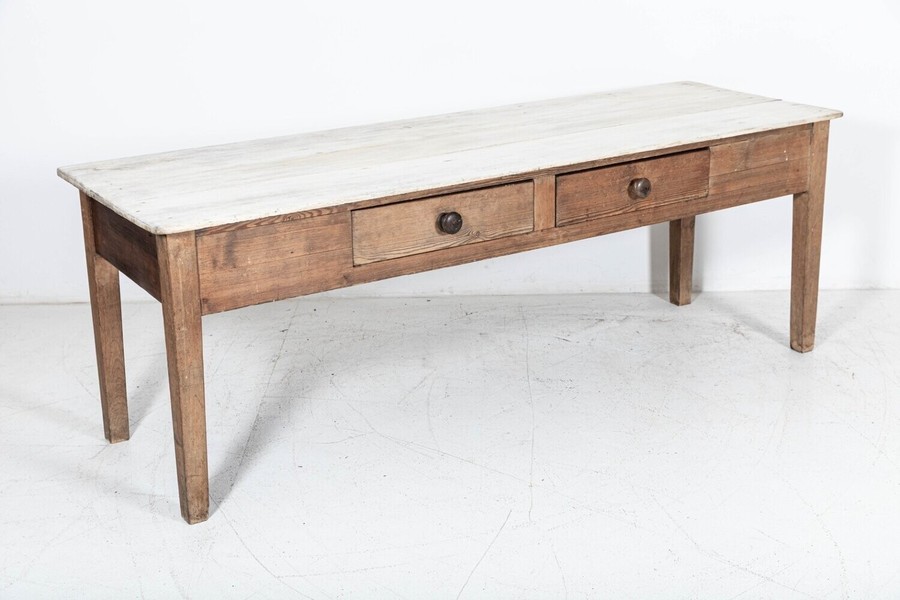 19thc English Prep Table, 1800s | Vinterior