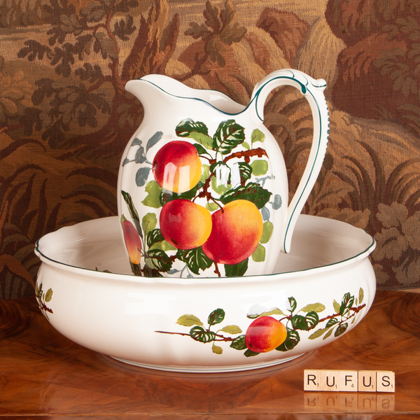 Late Victorian Wash Basin And Jug | Vinterior