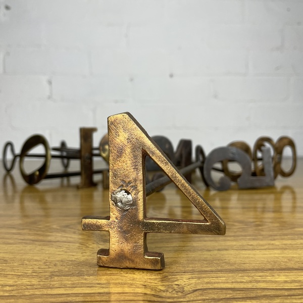 Set Of Vintage Number Brands | Vinterior