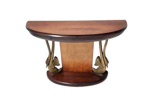 Unique Half Moon Console Table | Vinterior