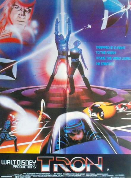 Tron Original Vintage Poster, 1980s | Vinterior