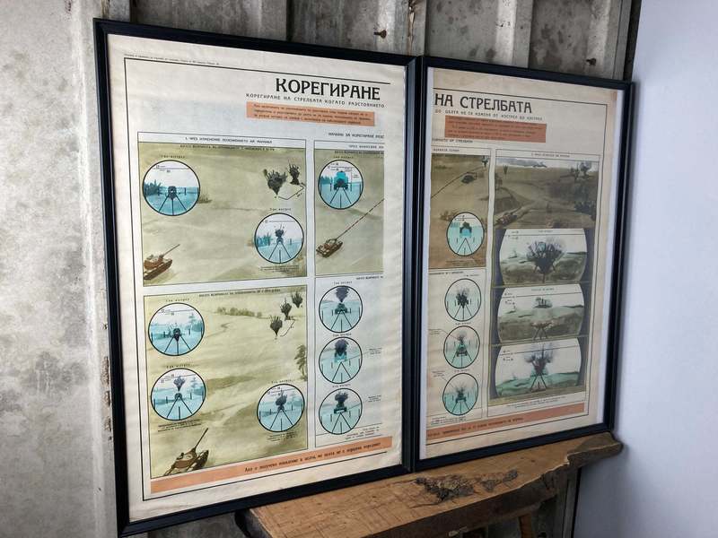 Vintage Original Military Poster Picture Tanks Communism Eastern ...