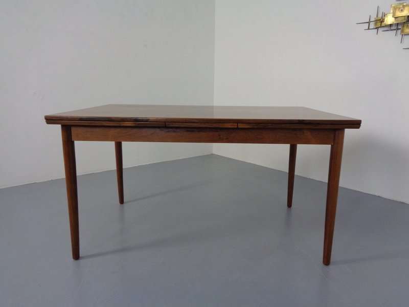 Rosewood Extendable Dining Table, Denmark, 1960s | Vinterior