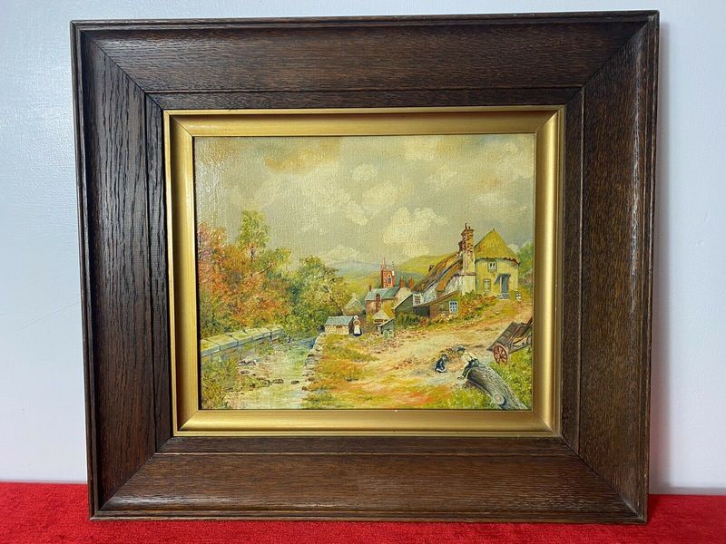 Victorian Era Oil Painting