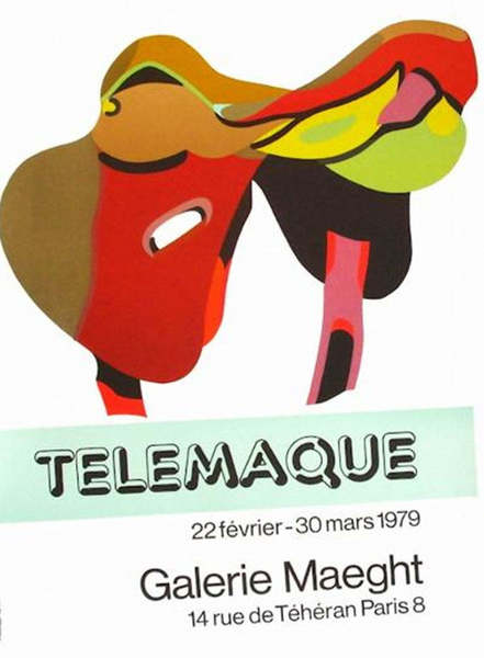 Herve Telemaque Galerie Maeght Original Vintage Poster | Vinterior