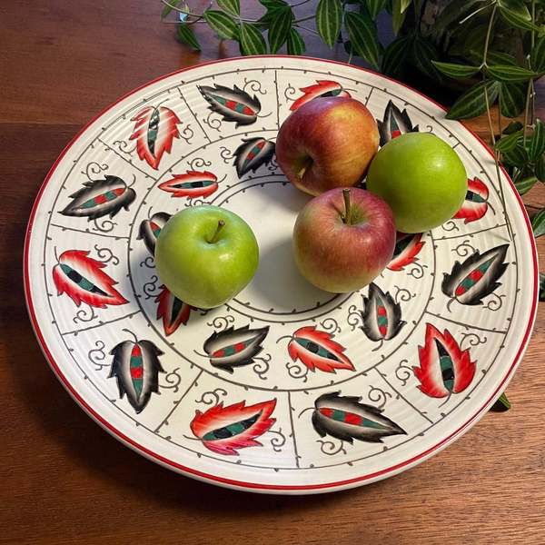 Crown Ducal Charger Plate By Charlotte Rhead | Charlotte Rhead | Vinterior