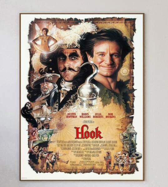 Hook Original Vintage Poster, 1990s | Drew Struzan | Vinterior