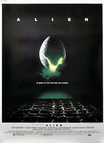 Alien Original Vintage Poster, 1970s | Steve Frankfurt | Vinterior