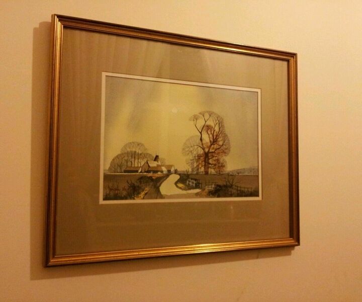 Geoffrey Hall Fine Art Watercolour Painting Original Signed Framed 1981 ...