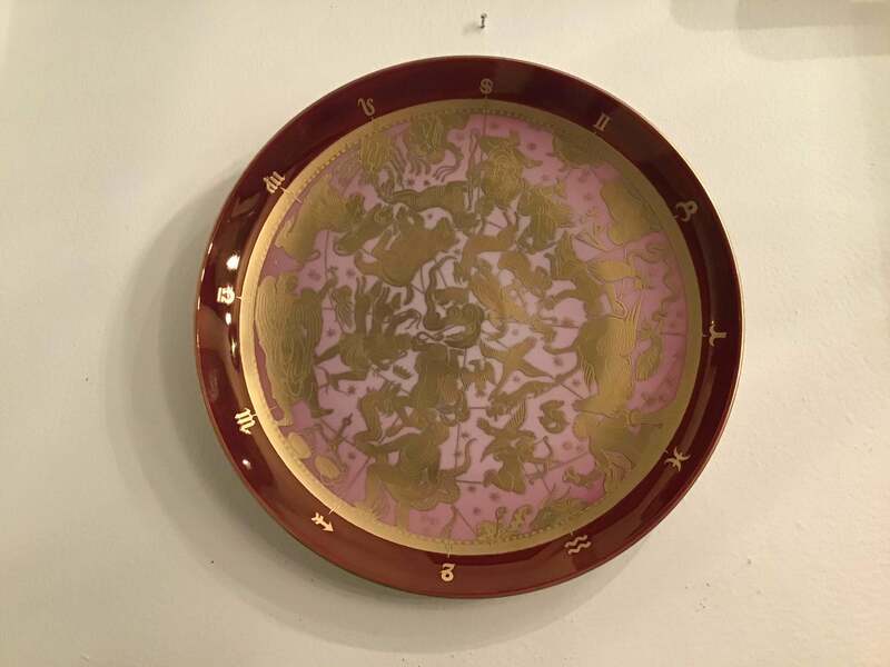Morbelli Porcelain Wall Plate “Planisfero Celeste” Worked With Pure ...