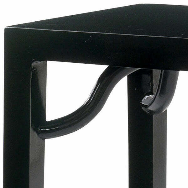 Ming Console Table, Black Lacquer | Vinterior