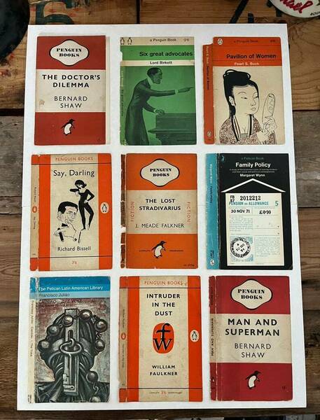 Penguin Classics Bespoke Artwork 1940s Covers | Vinterior